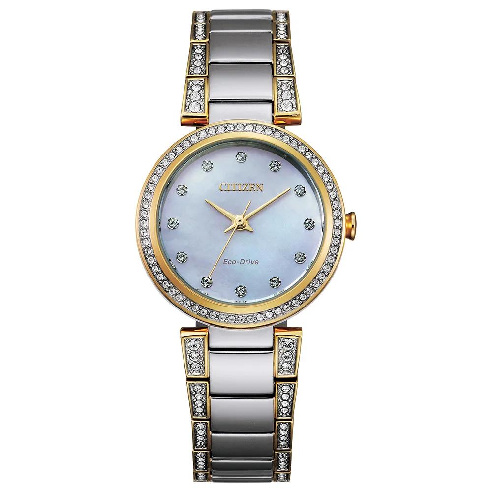 Citizen Silhouette Crystal Women’s Watch in Two-Tone