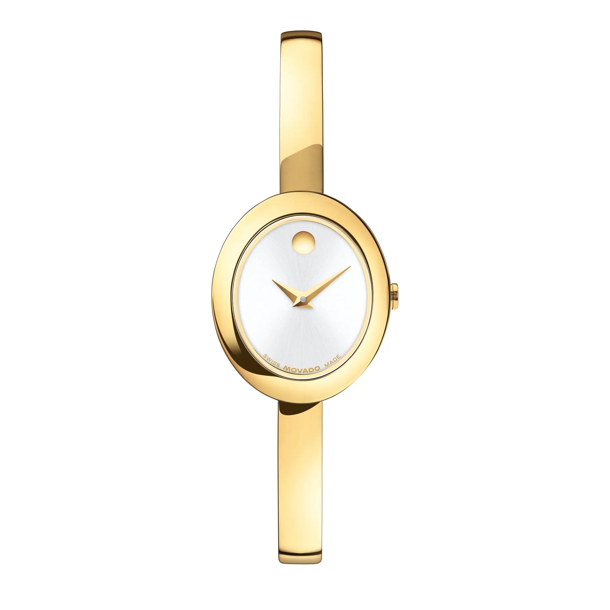 Movado® Ladies' Museum Bangle Watch in Gold-Tone Stainless Steel, 26MM