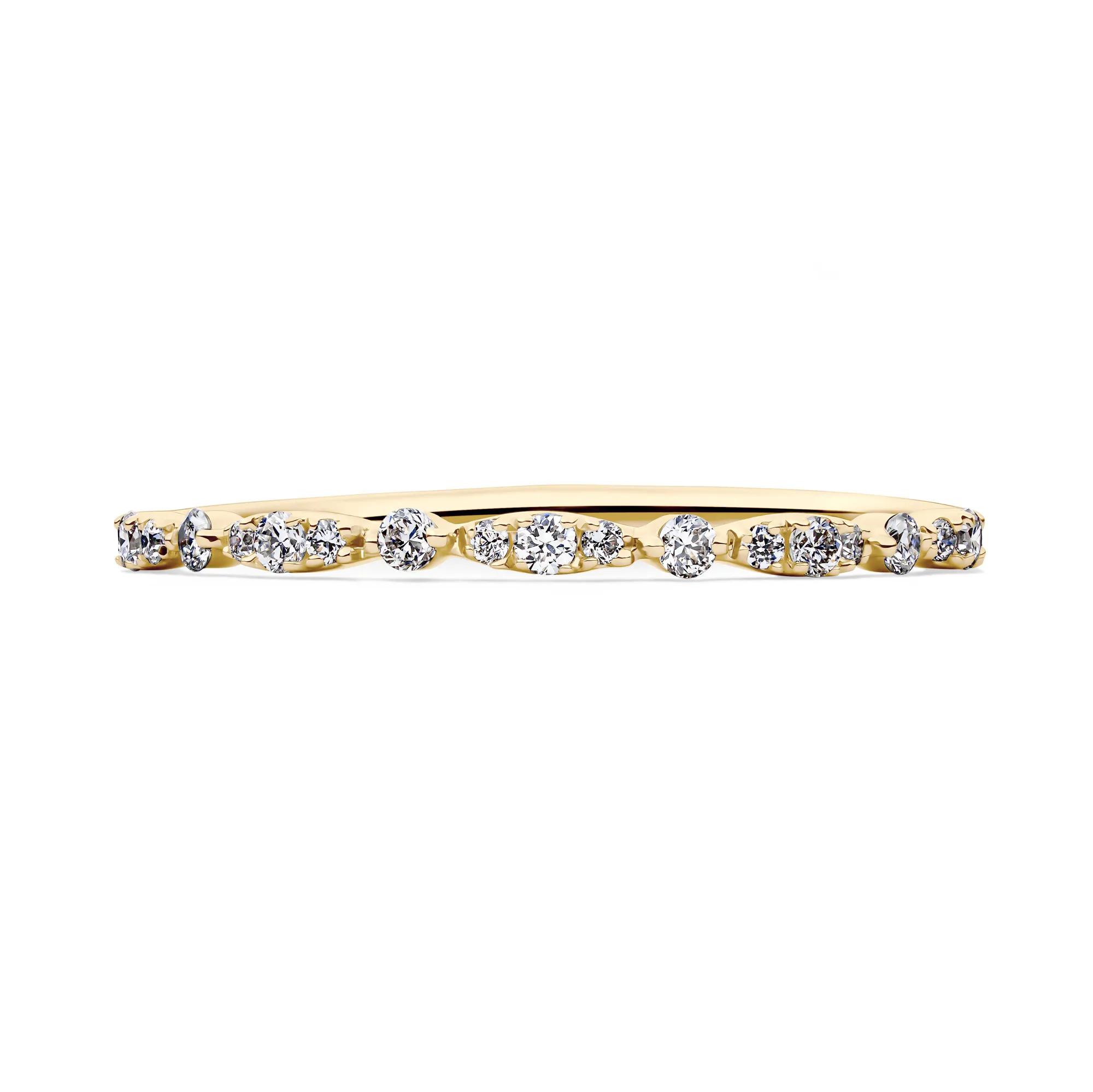 Lab Grown Diamond Stack Band in 10K Gold