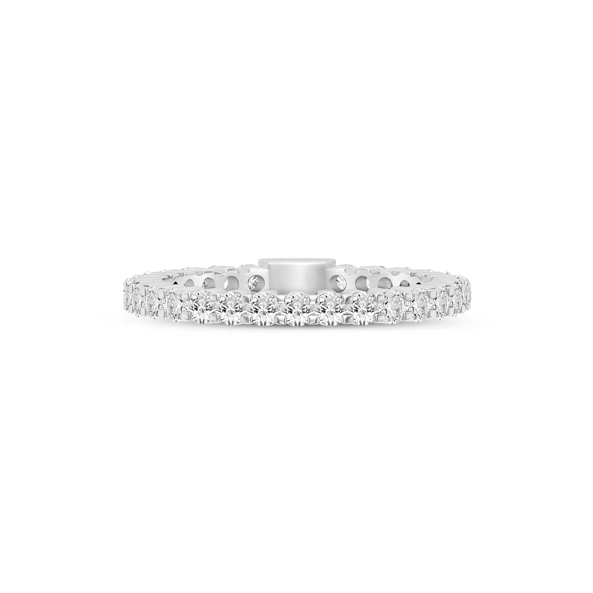 Round-Cut Sizeable Diamond Eternity Band in 14k Gold