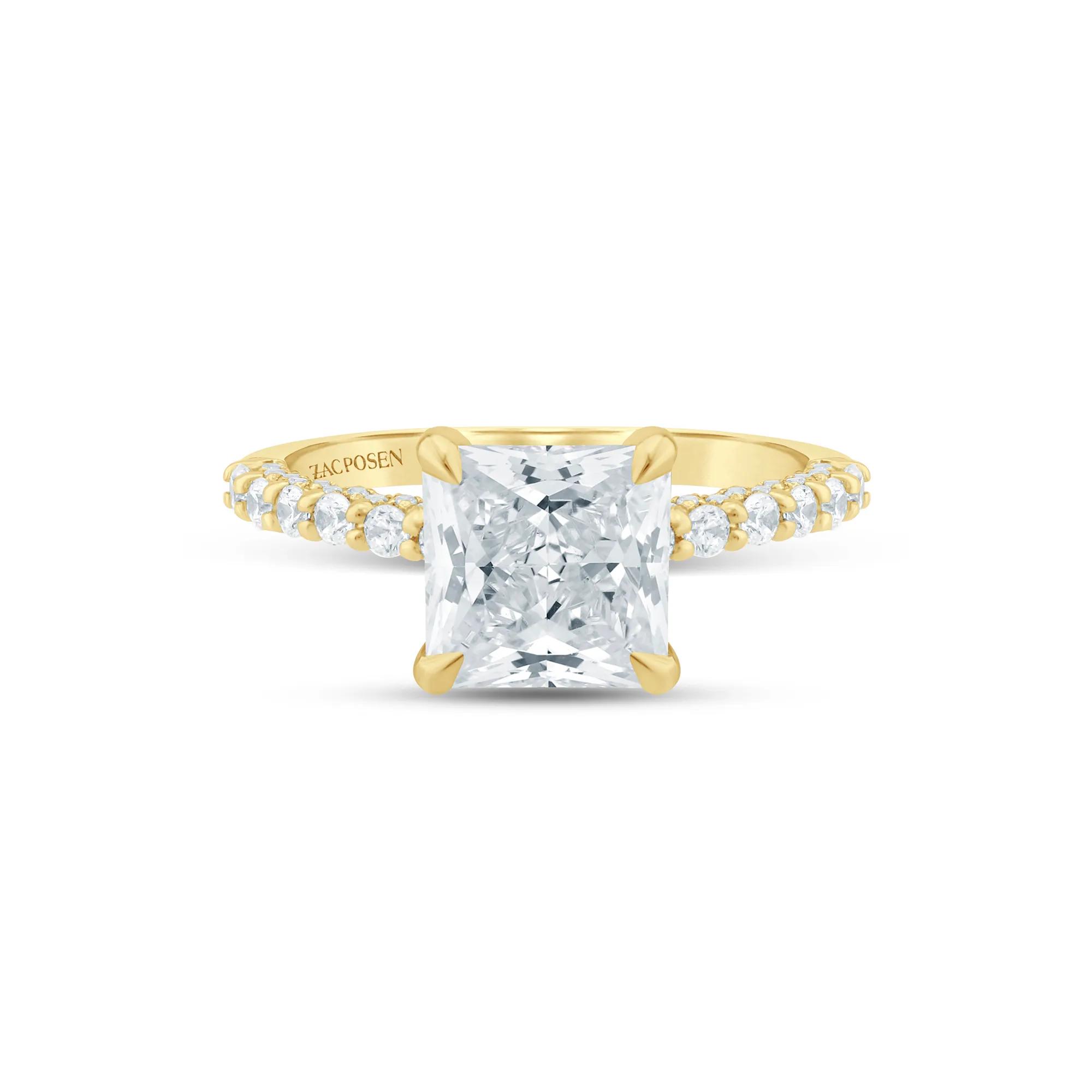 Zac Posen Sabrina Lab Grown Diamond Engagement Ring