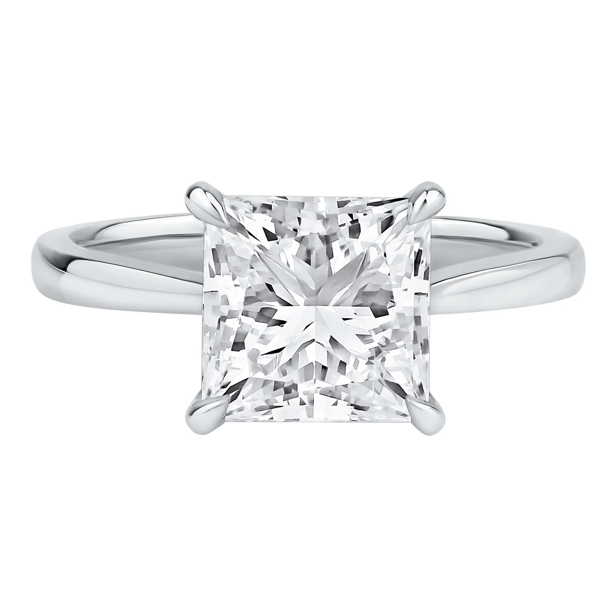 Helzberg Lab Grown Diamonds Lab Grown Diamond Solitaire Engagement Ring ...