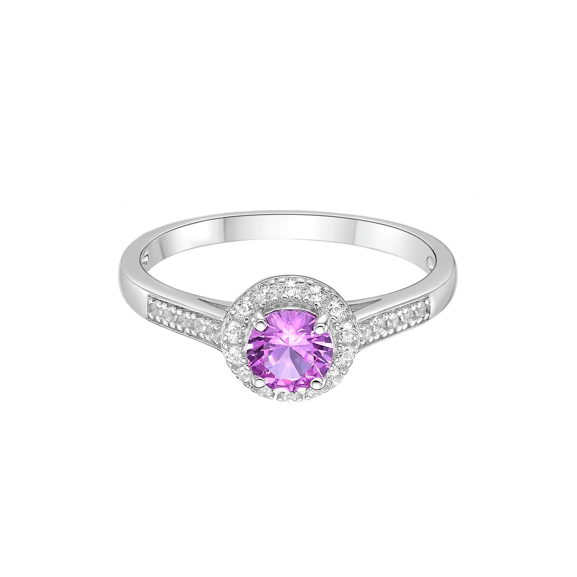 Lab-Created Multi-Gemstone Ring in Sterling Silver