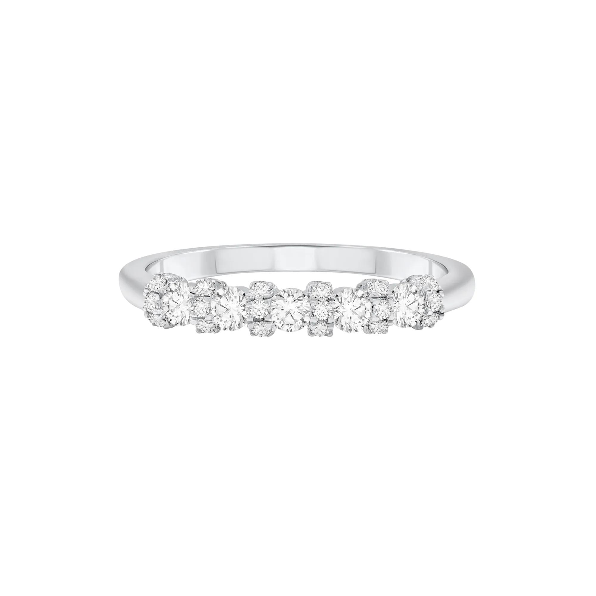 Diamond Multi-Stone Band in 10K White Gold (1/2 ct. tw.)