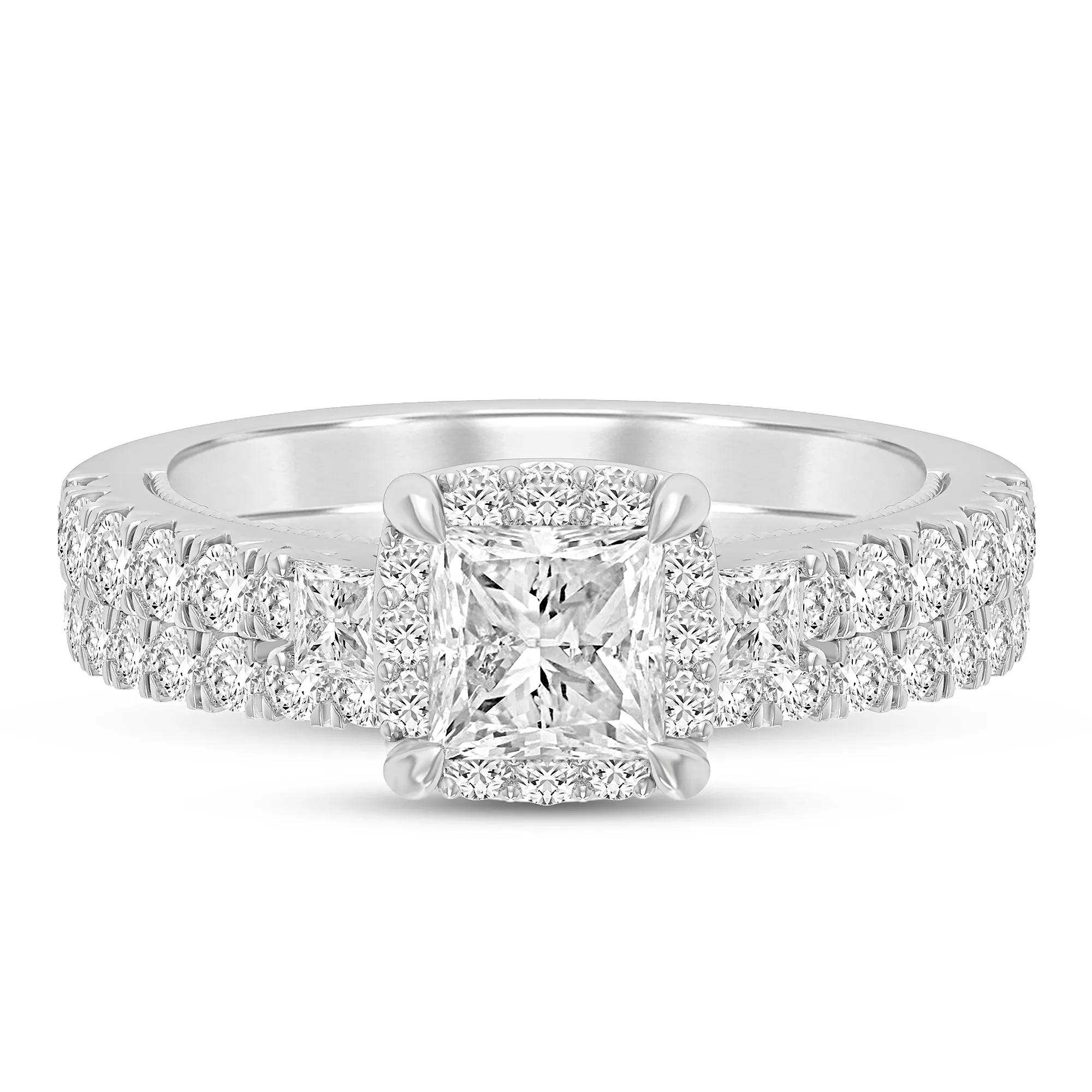Helzberg Signature Diamond Engagement Ring Set