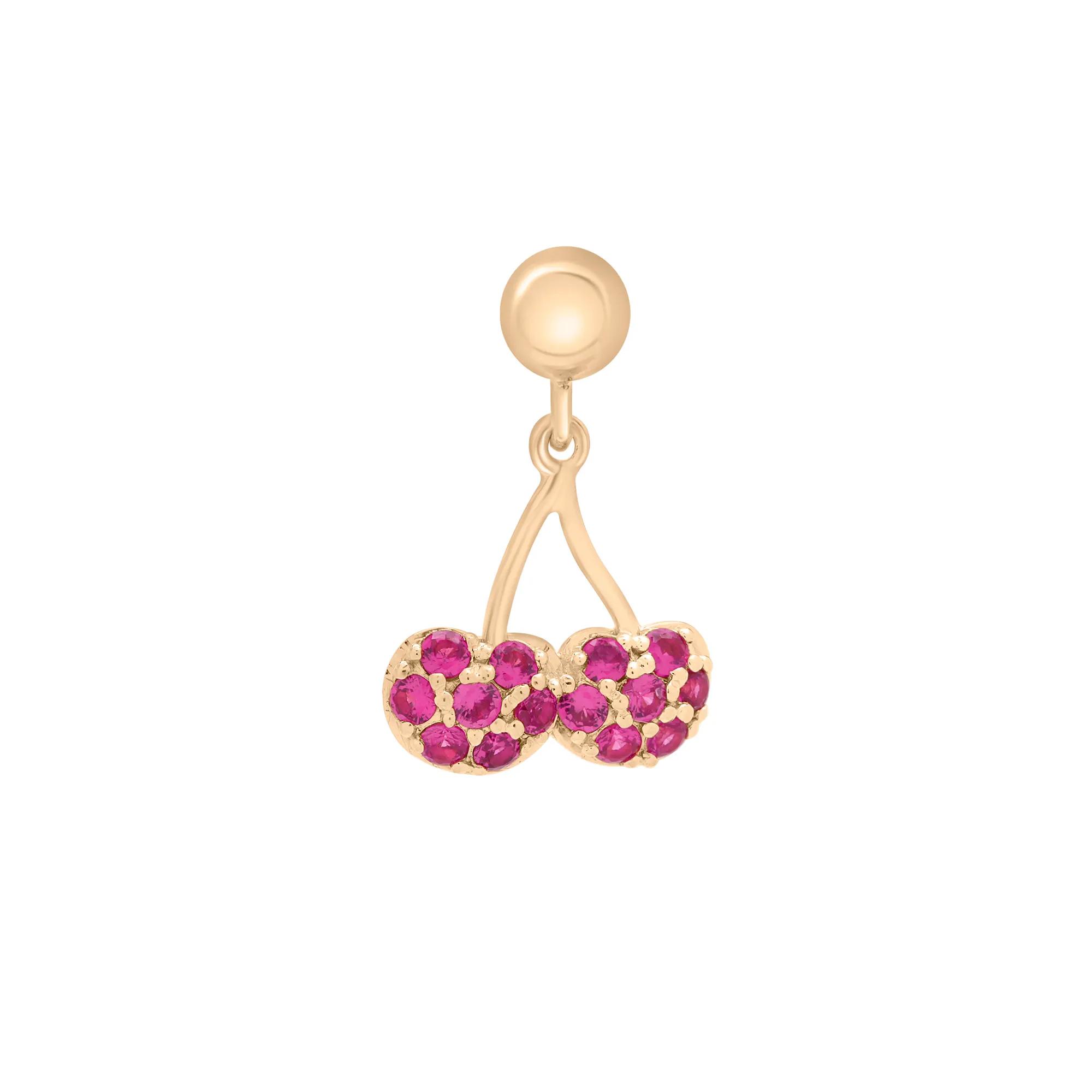 Helzberg Amulet Charms | Cherries with Lab-Created Rubies