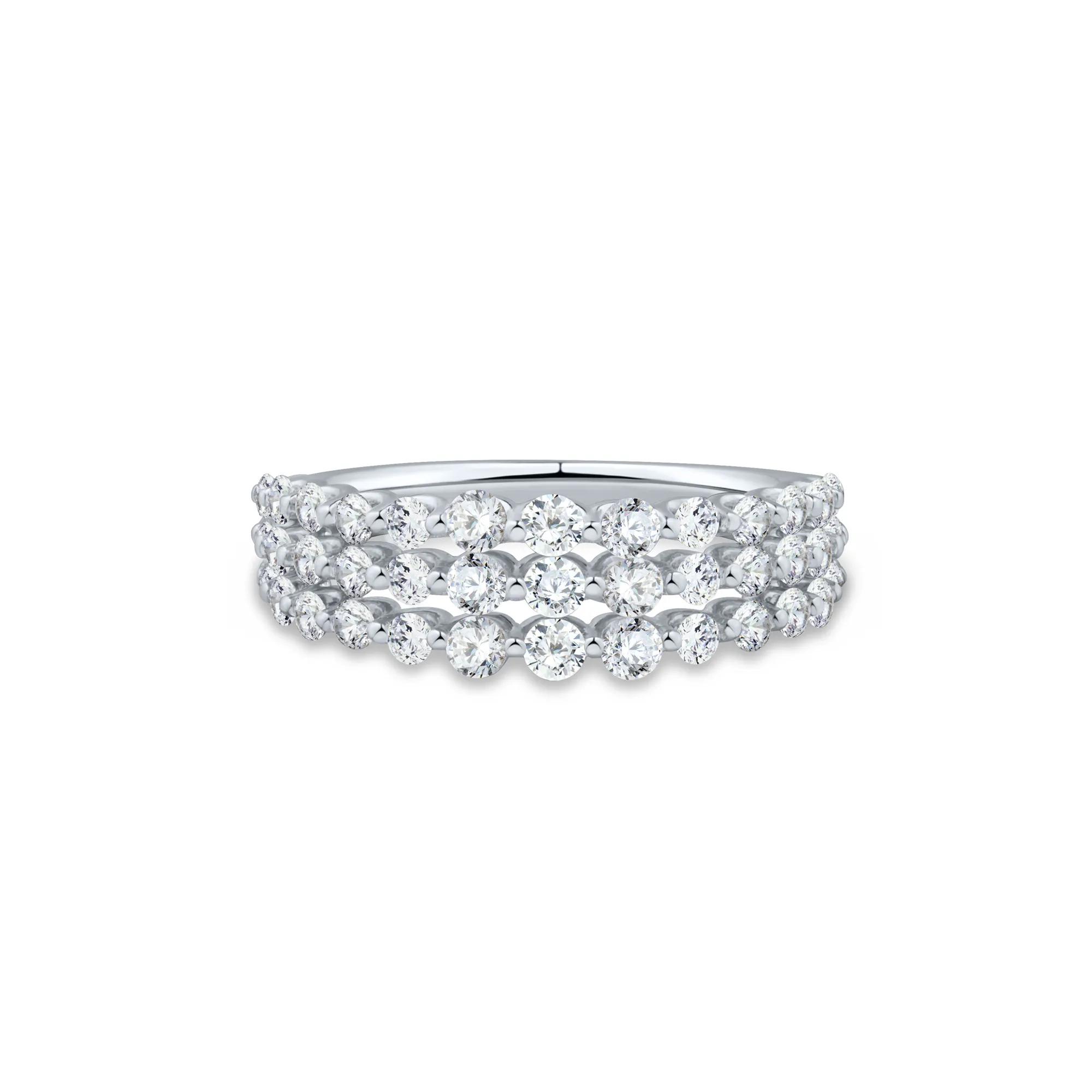 Helzberg Lab Grown Diamonds Multi-Row Band