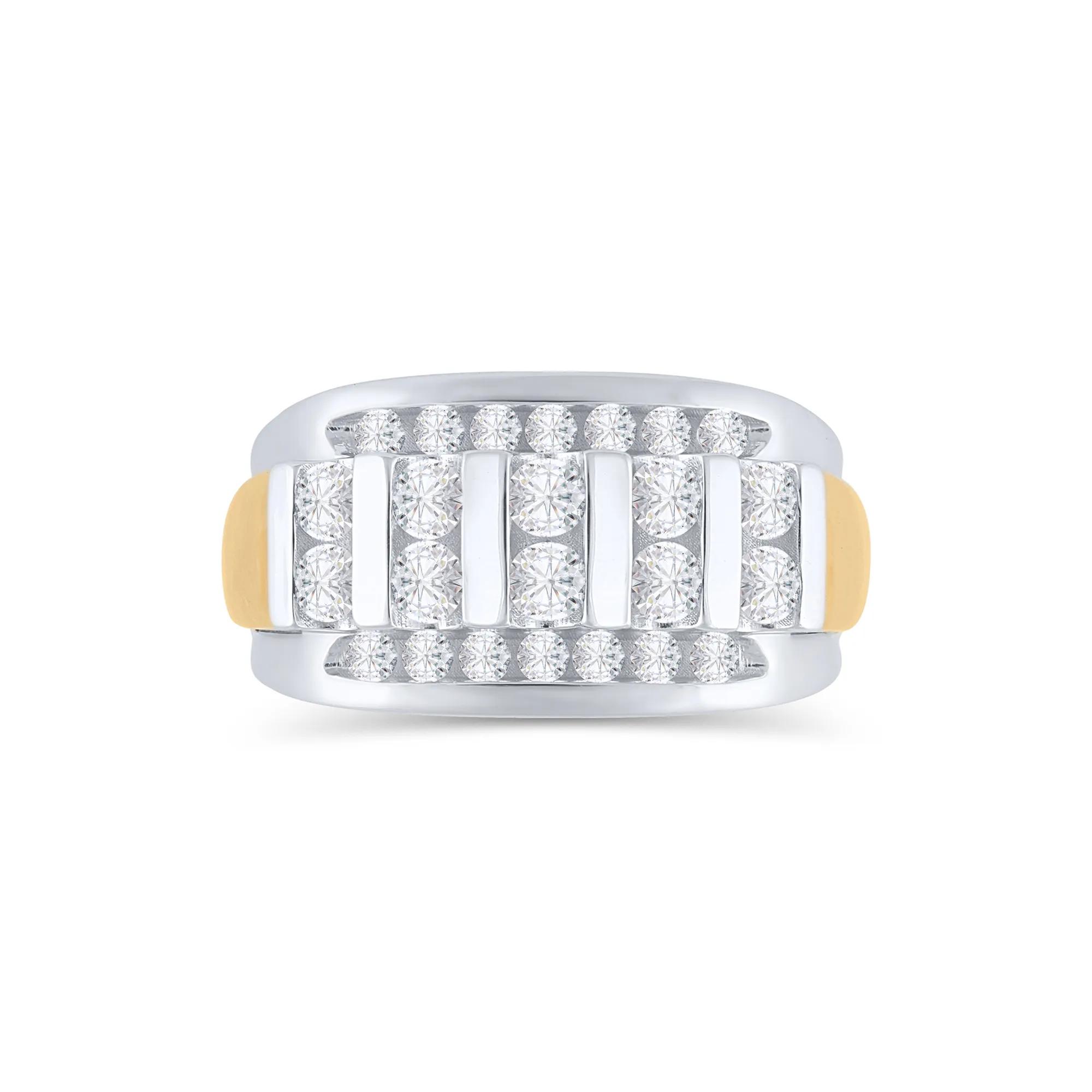 Men’s Lab Grown Diamond Ring in 10K Gold