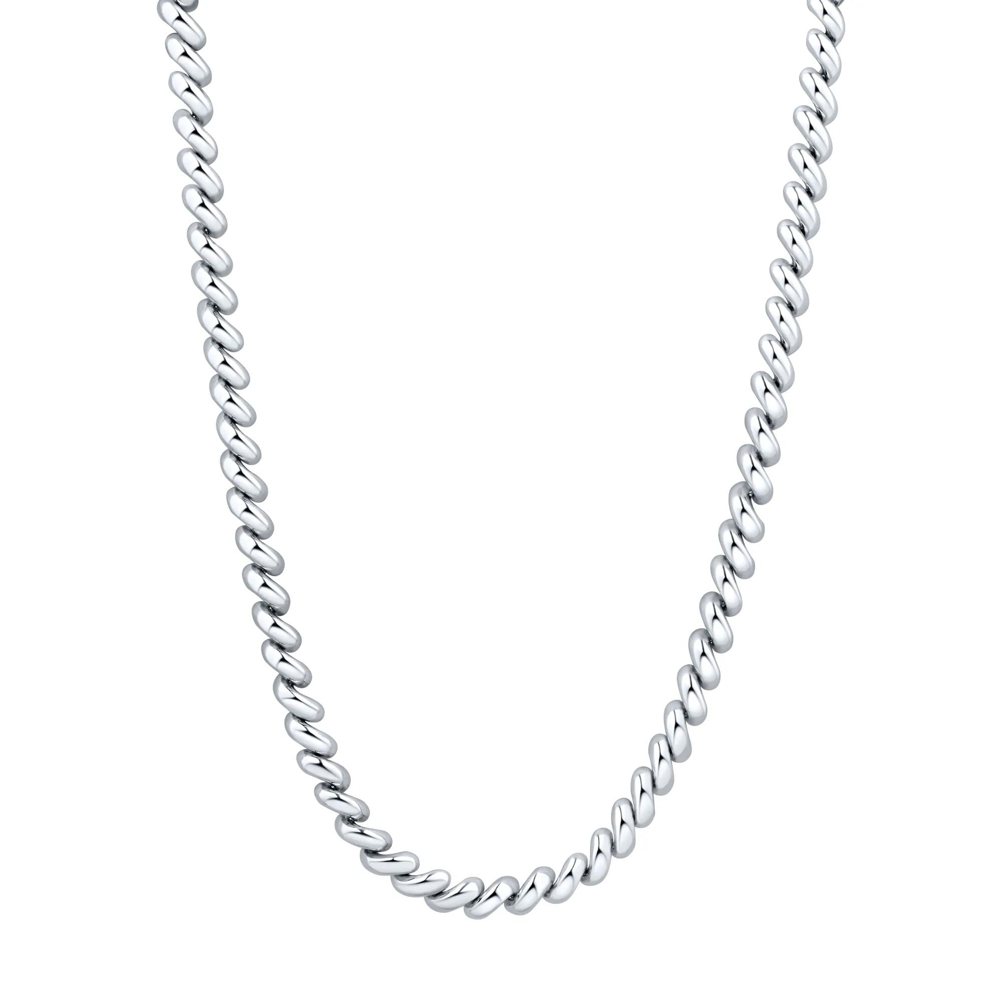 San Marco Chain Necklace in Sterling Silver
