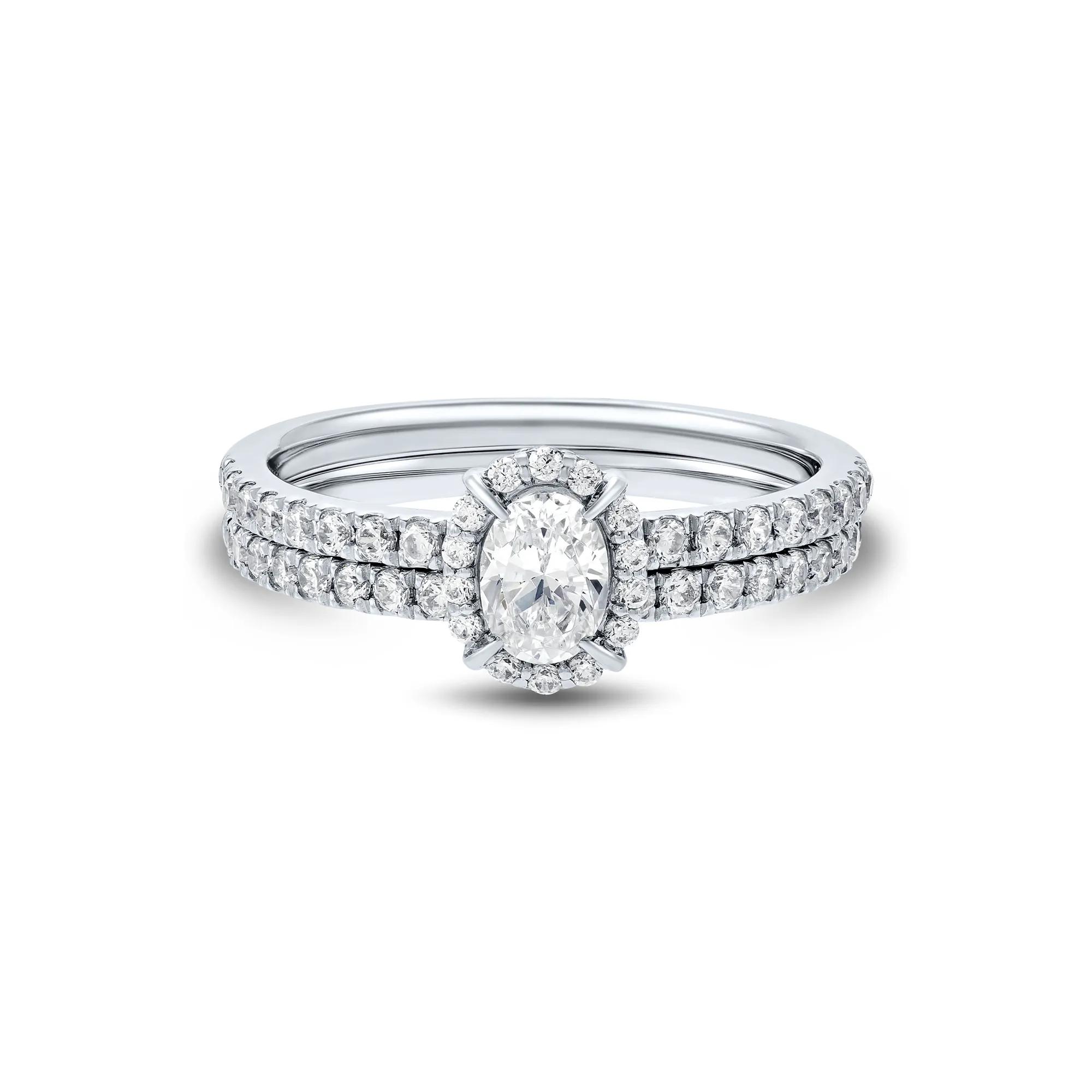 Helzberg Signature Diamond Engagement Ring Set