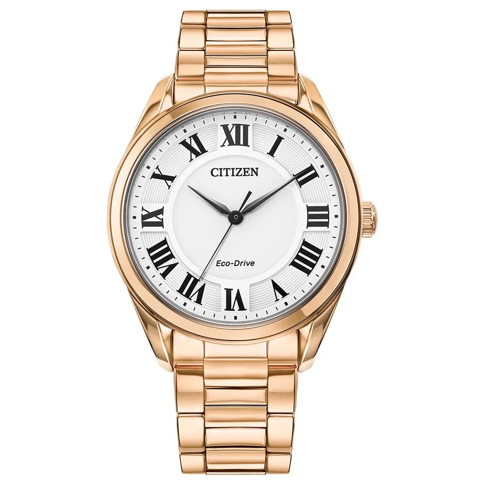 Citizen Arezzo Women’s Watch, Rose Gold-Tone Stainless Steel