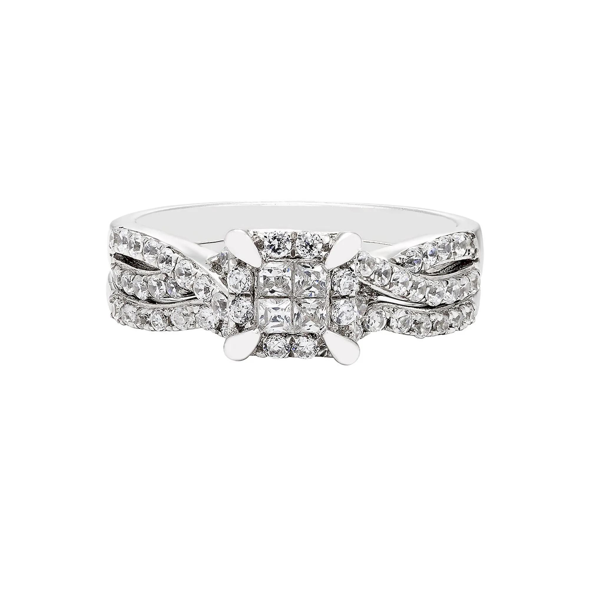 5/8 ct. tw. Multi-Diamond Engagement Ring Set | Helzberg Diamonds