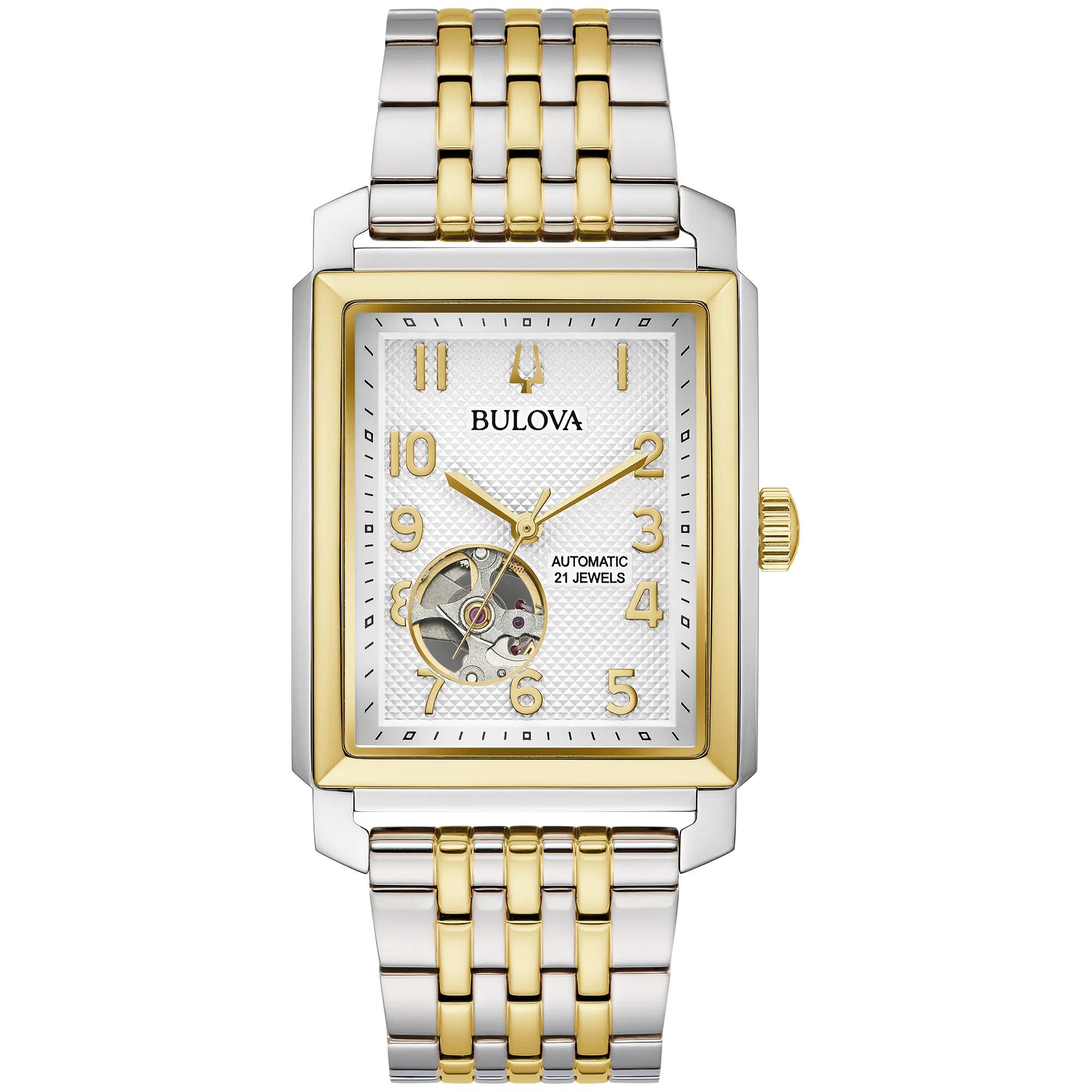 Bulova Men's Classic Sutton Watch in Two-Tone Stainless Steel, 33MM