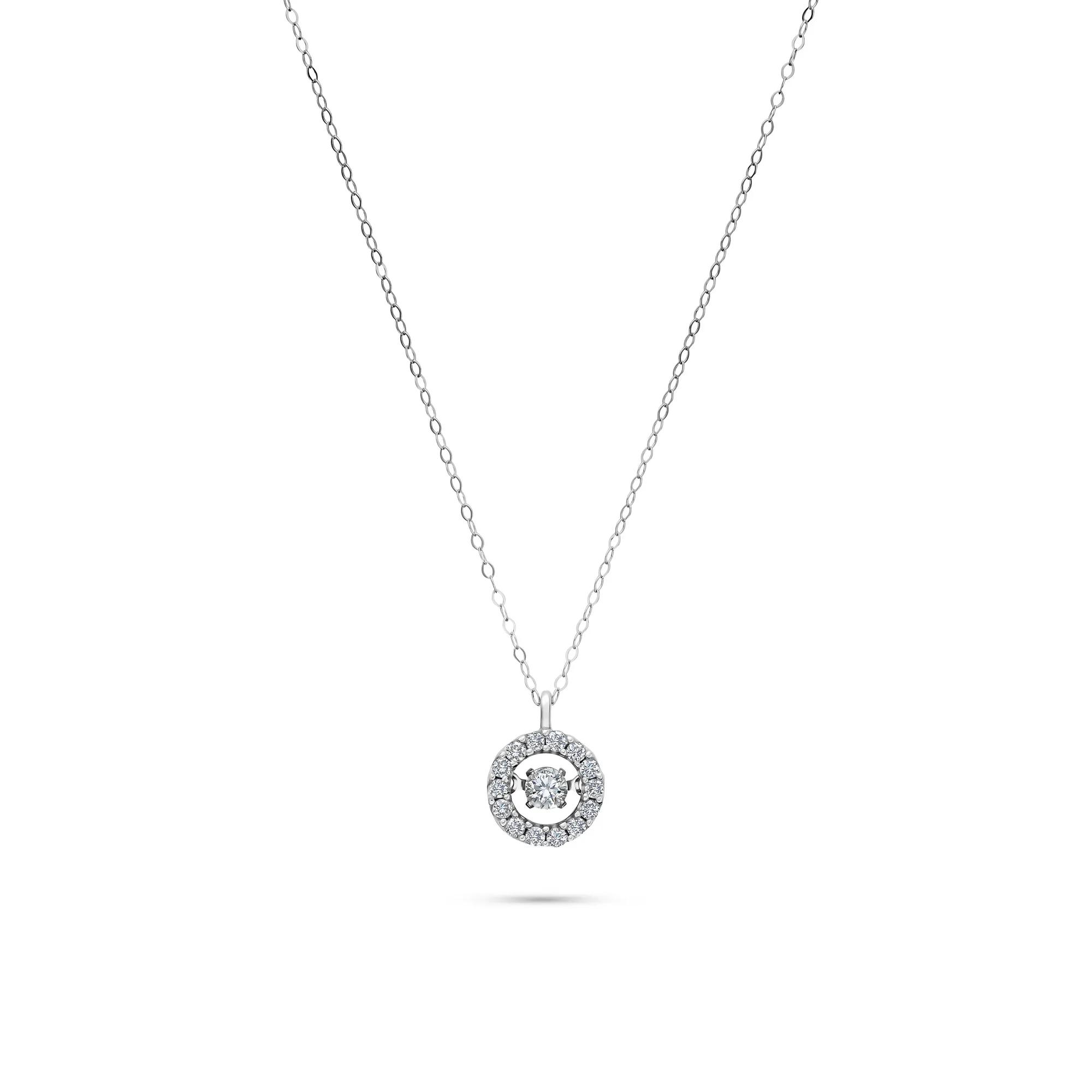 The Beat of Your Heart® Circle Pendant Necklace in 10K Gold
