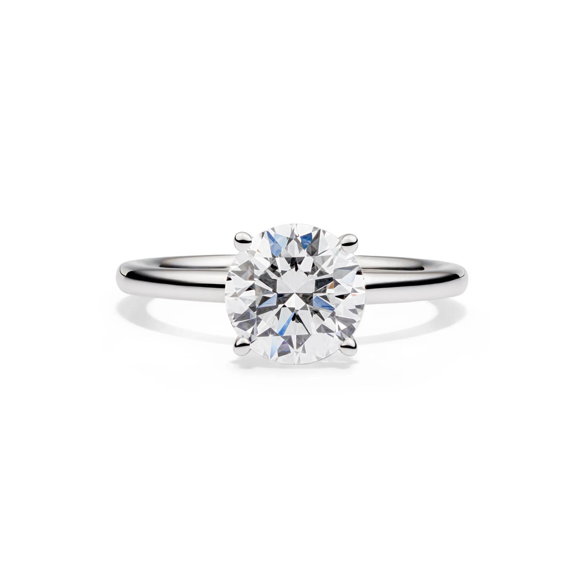 Helzberg Lab Grown Diamonds Lab Grown Diamond Round Solitaire (2 ct.)