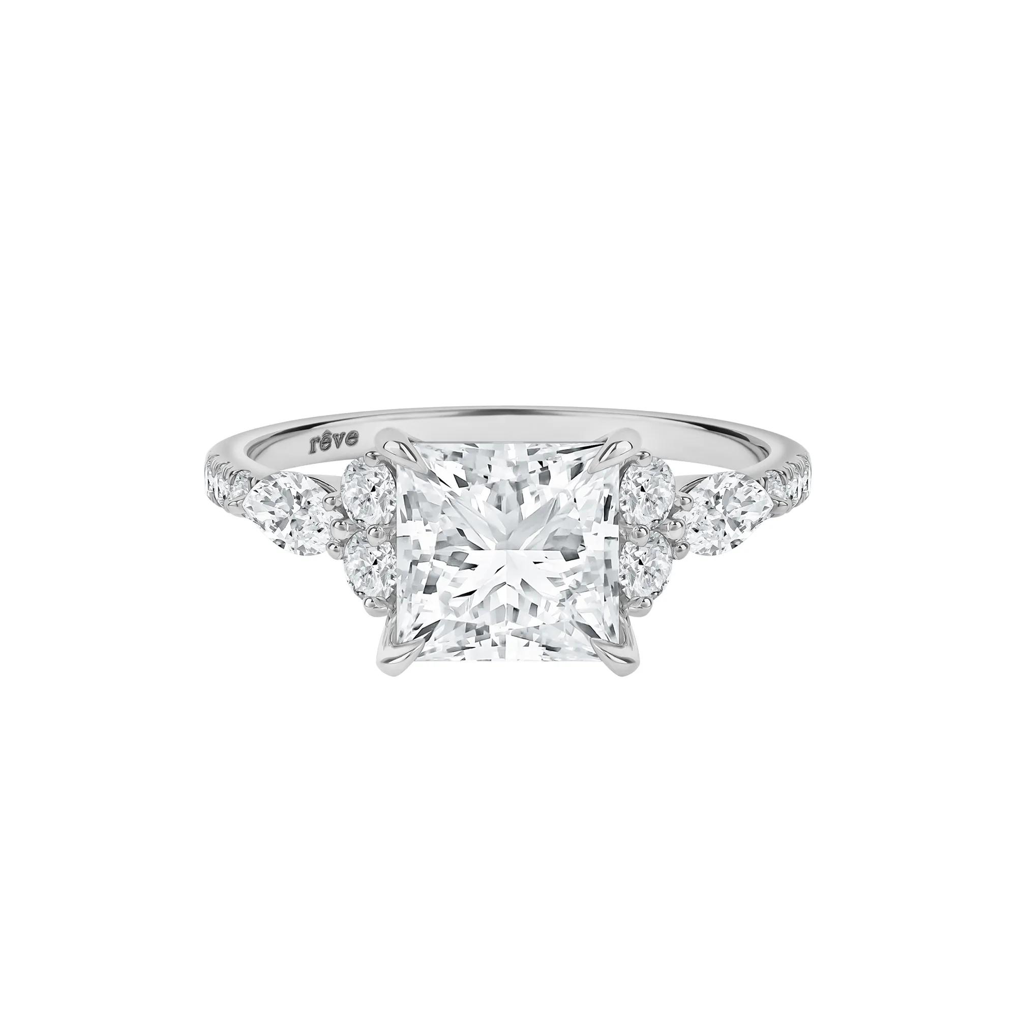 rêve Sage Lab Grown Diamond Engagement Ring in 14K Gold