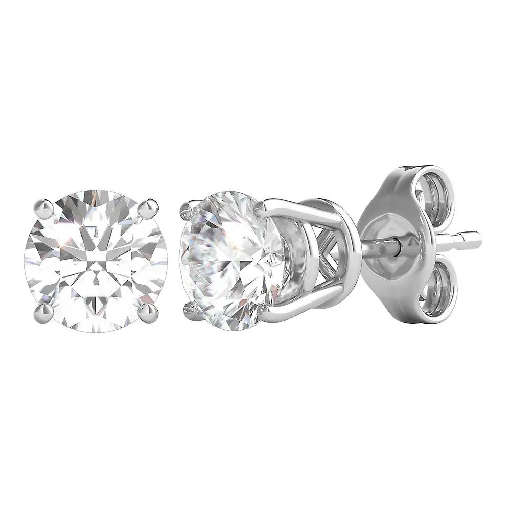 Prima Diamond Round Solitaire Stud Earrings (1 1/2 ct. tw.)