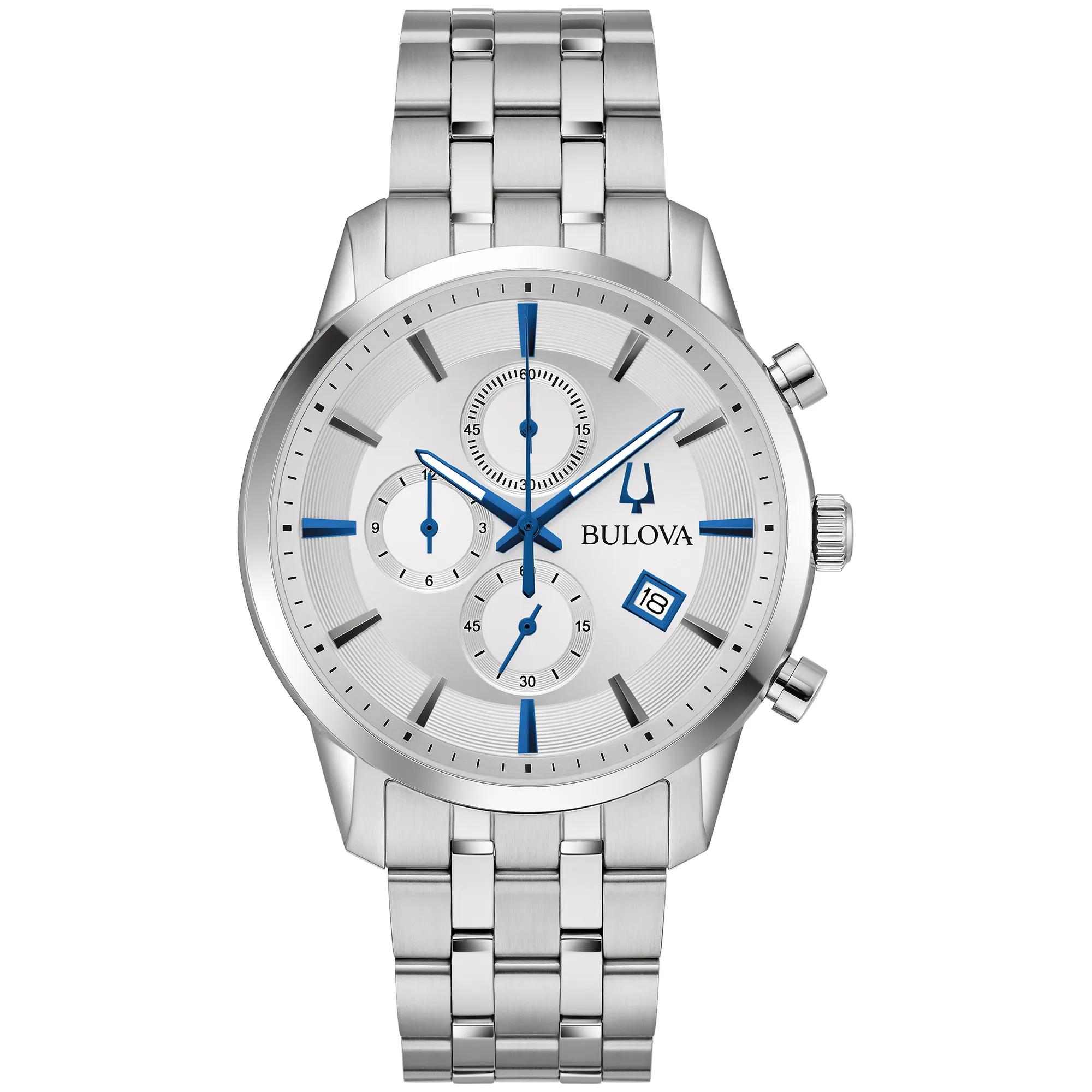 Bulova® Men's Sutton Watch in Stainless Steel
