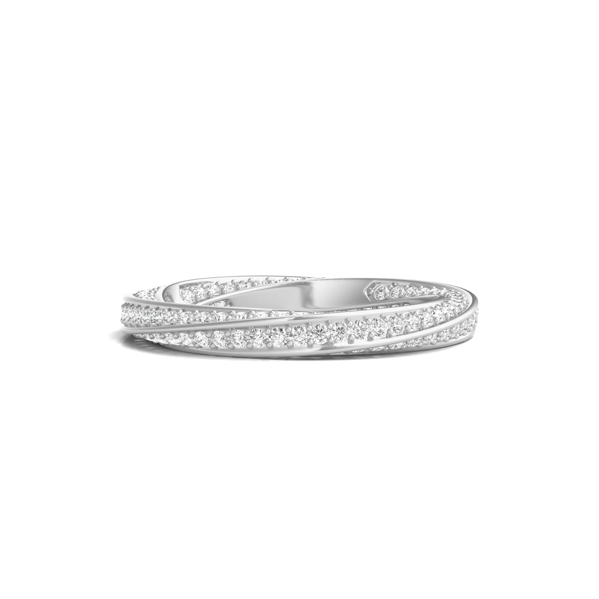 Helzberg Signature Diamond Helix Eternity Band
